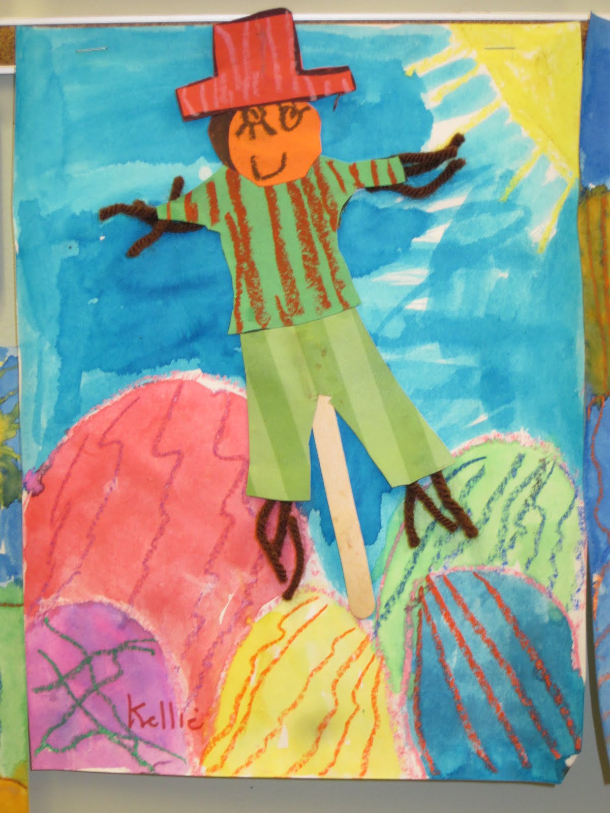 Lines, Dots, and Doodles: Scarecrows, 1st Grade