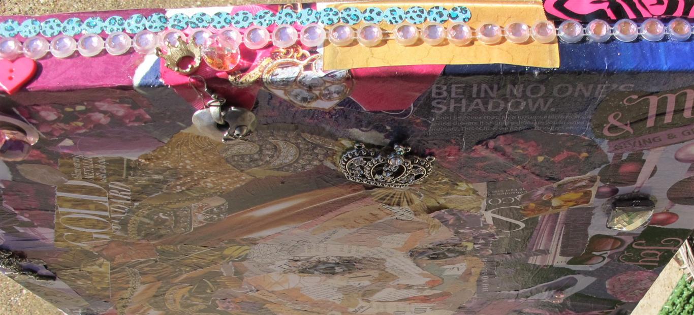 Nancy Standlee Fine Art: Torn Paper Portrait Collage Painting, Meaghen ...