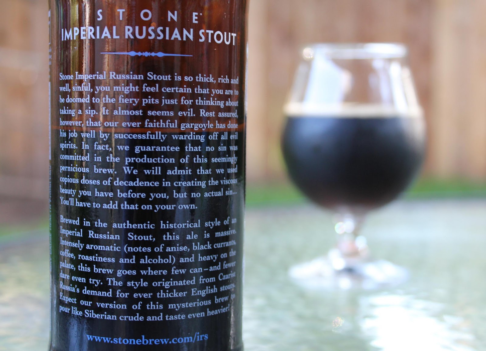 THE BRÜ: The Brü Revü – Stone Imperial Russian Stout