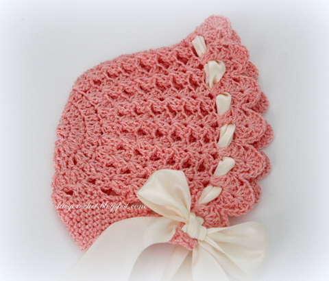 Lacy Crochet: Lacy Vintage Bonnet, Free Crochet Pattern
