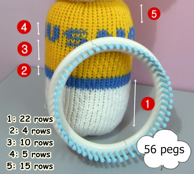 Crochet.is.Fun: Tutorial: loom knit teddy bear (english)