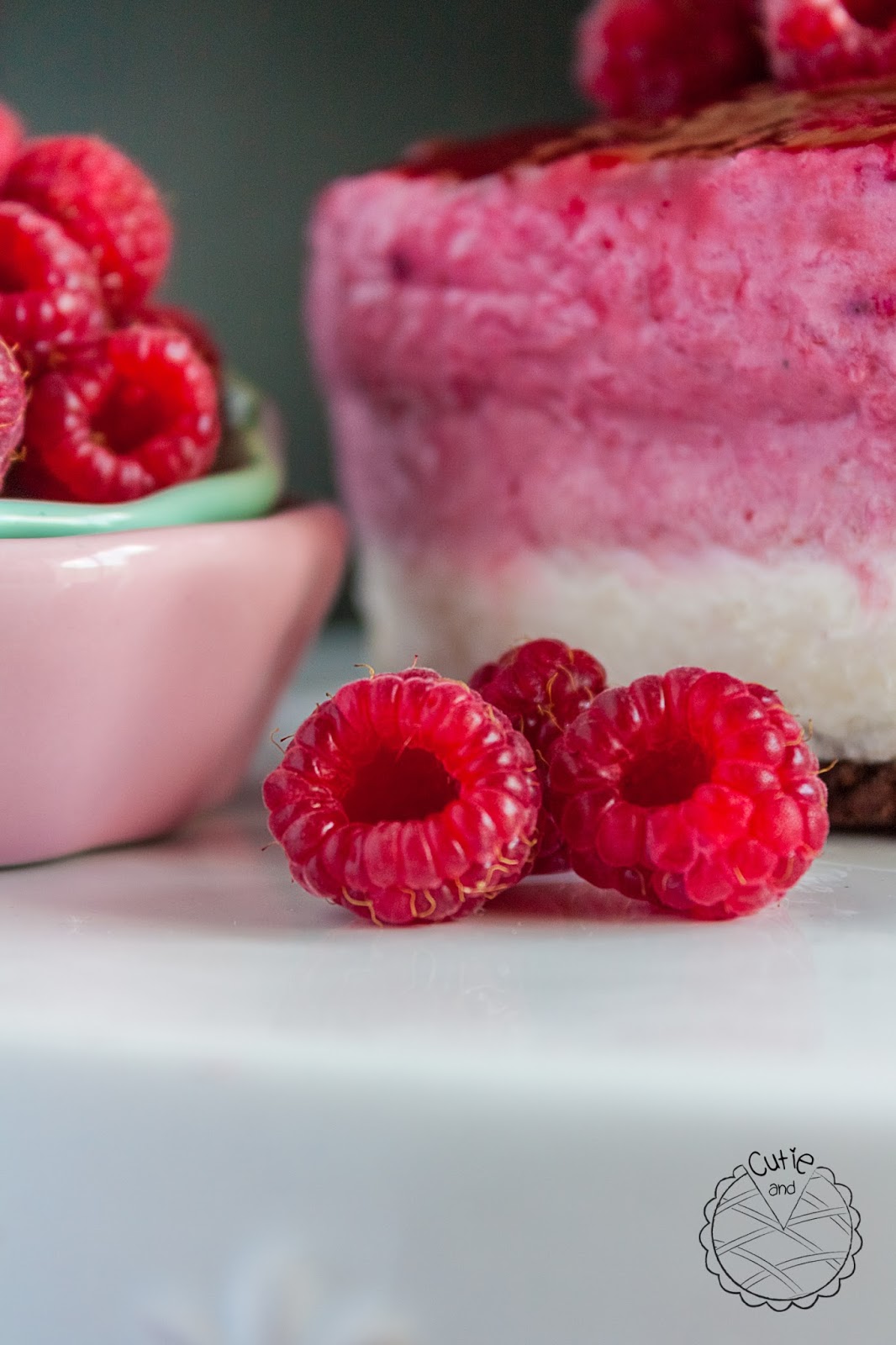 Ombre cheesecake od malina - Cutie and pie