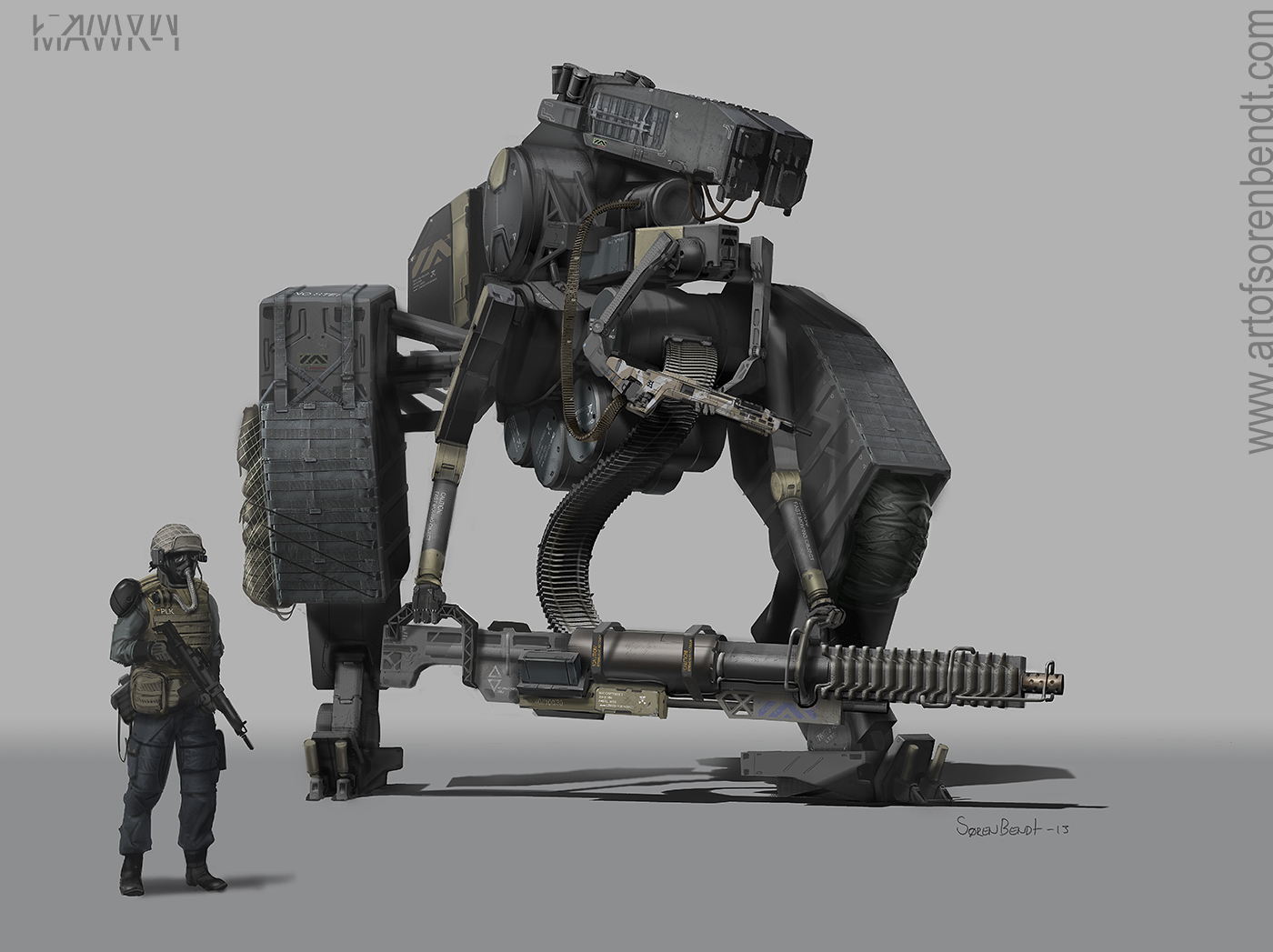 MAWK-1 by Søren Bendt : r/ImaginaryTechnology