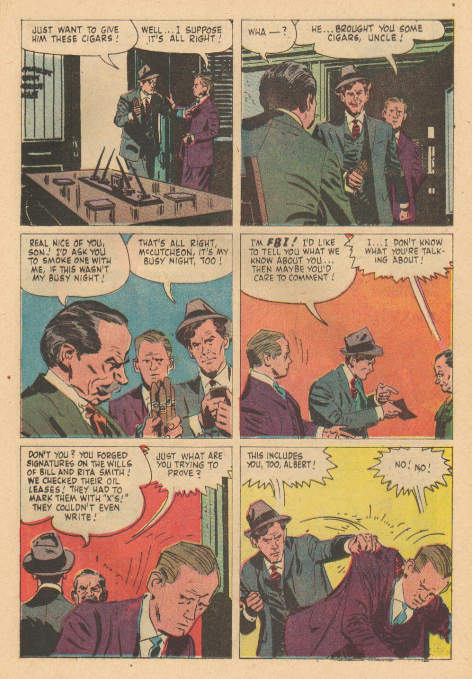 The ALEX TOTH archives: TOTH - FOUR COLOR COMICS 1069 The FBI Story ...