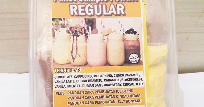 Supplier bubuk Cincau hitam Murah di Jakarta: Paket percobaan minuman ...