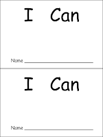 Kindergarten Celebration: I Can Emergent Reader :)