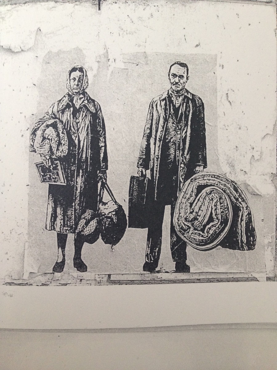 kART à voir: n°191 Les expulsés (1977)Ernest Pignon-Ernest