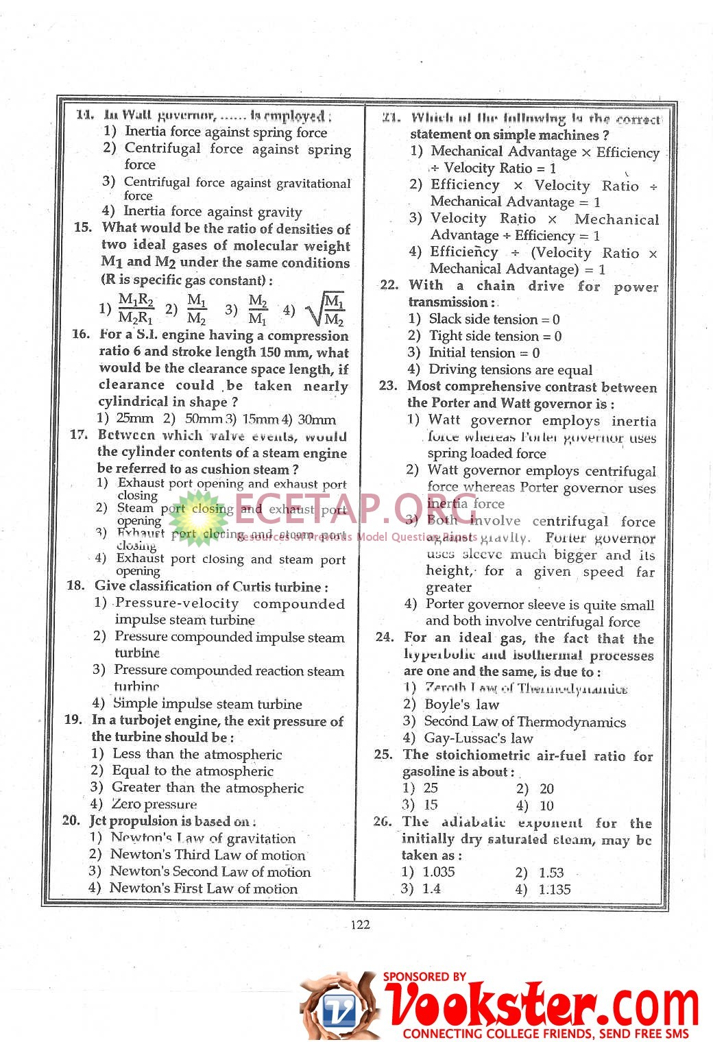 ECETAP - 2016, Previous, Model Papers, Question Papers EEE,ECE,SCE ...