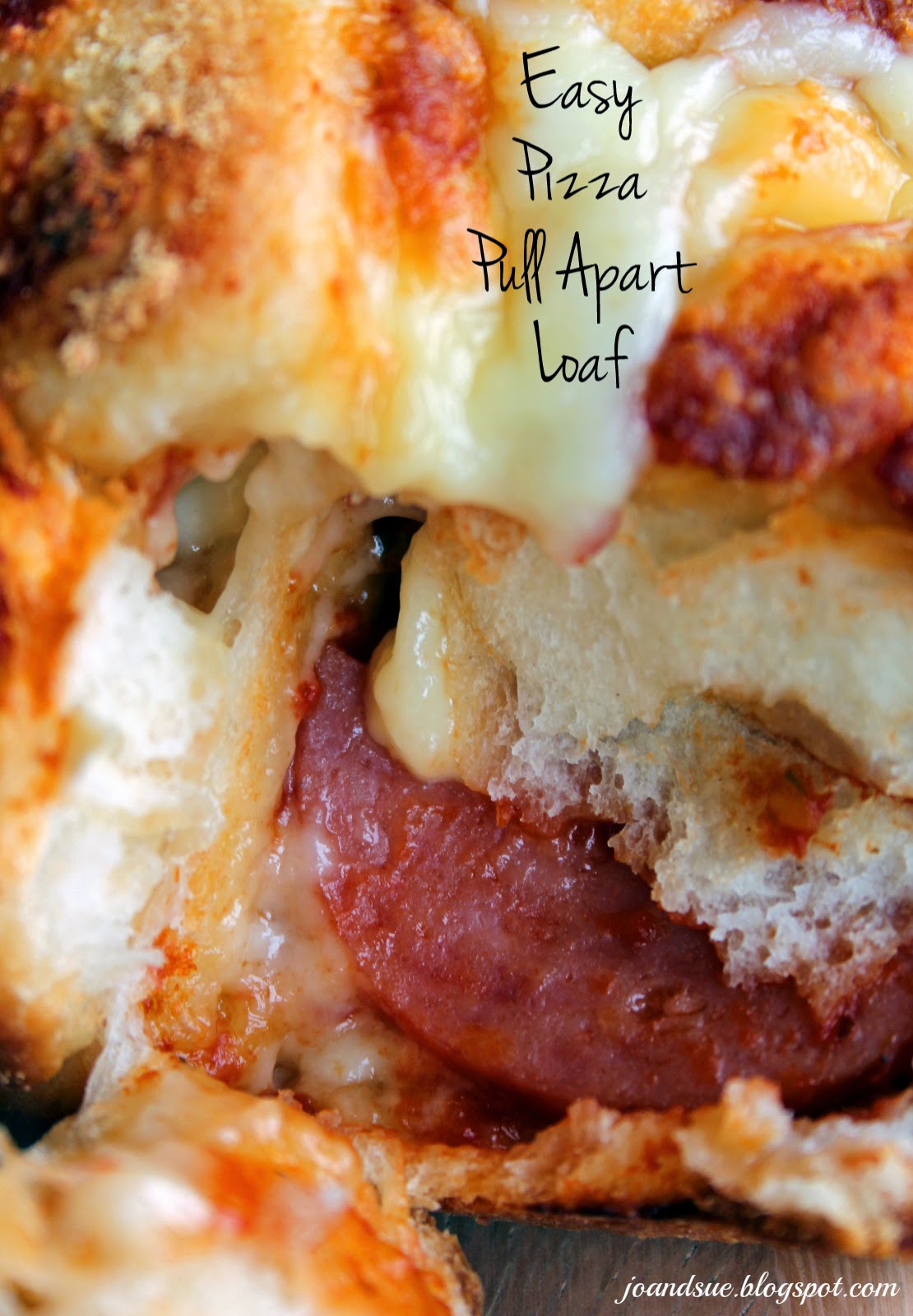 Jo and Sue: Easy Pizza Pull Apart Loaf