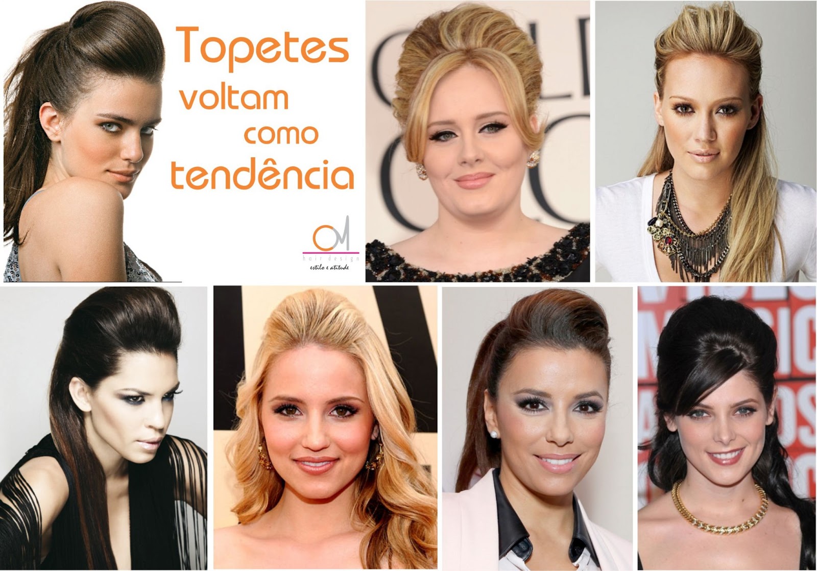 Cláudio Miguel Hair Design: Topetes voltam como tendência