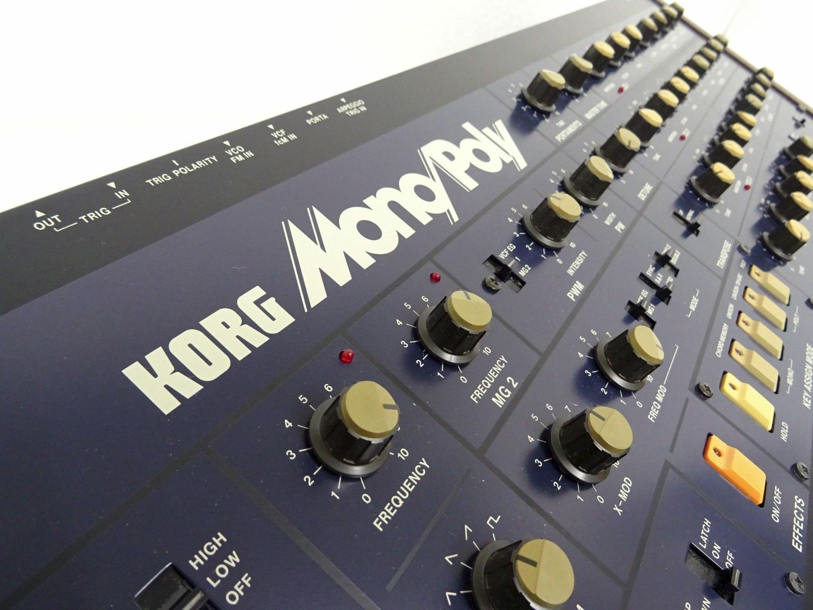 MATRIXSYNTH: KORG Mono/Poly Vintage Analog Synthesizer SN 376107