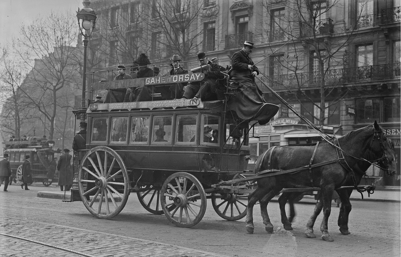 rails i ferradures: LOS ÓMNIBUS DE PARÍS