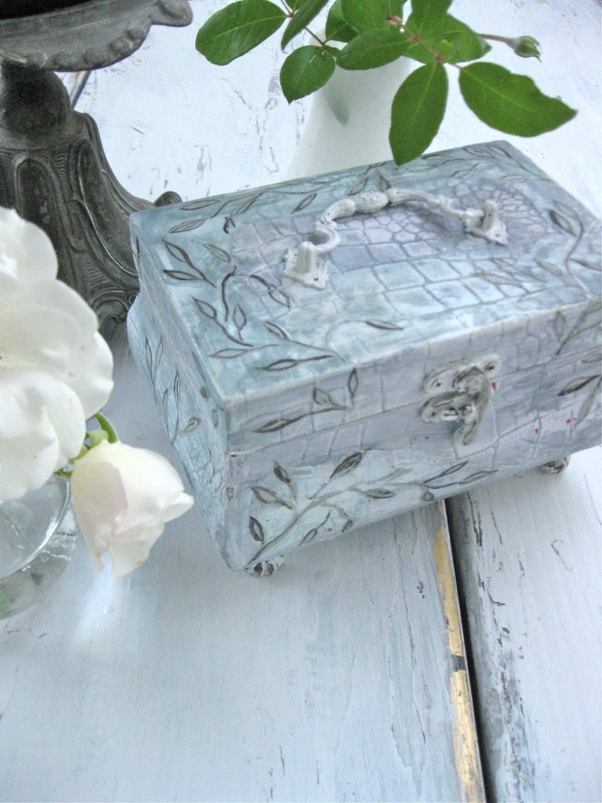 Sette Design: Painted Stucco Box -DIY