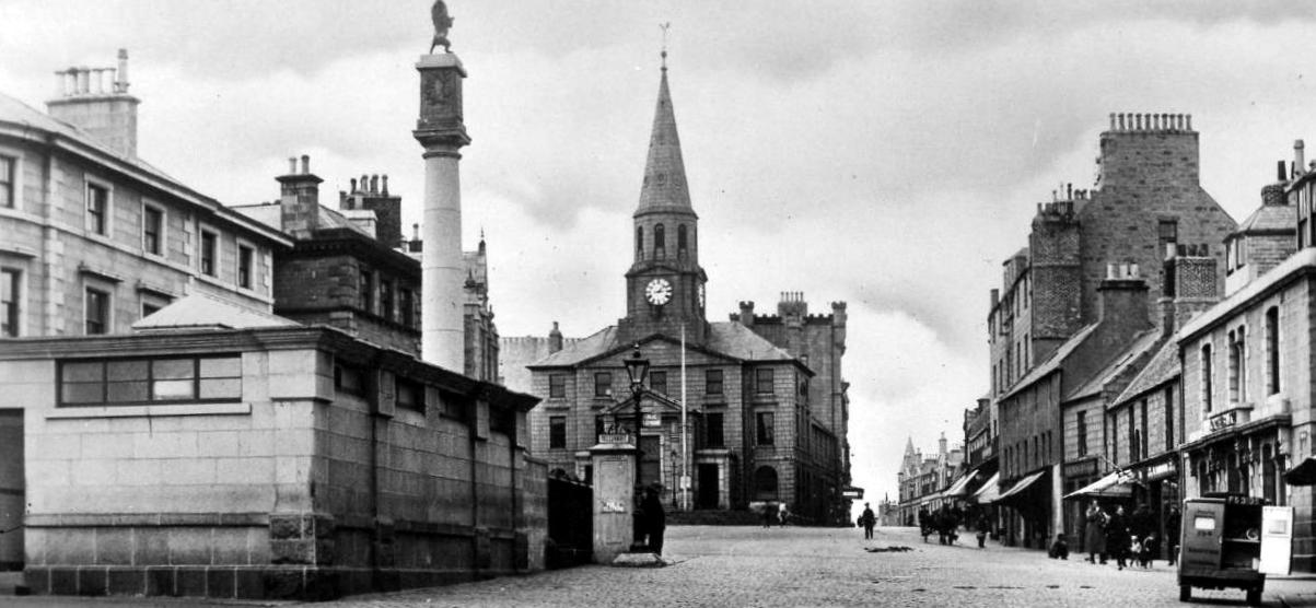 Tour Scotland: Old Photographs Broad Street Peterhead Scotland