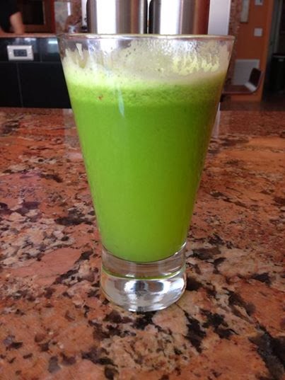 Puffs of glitter: Lean mean green monster juice
