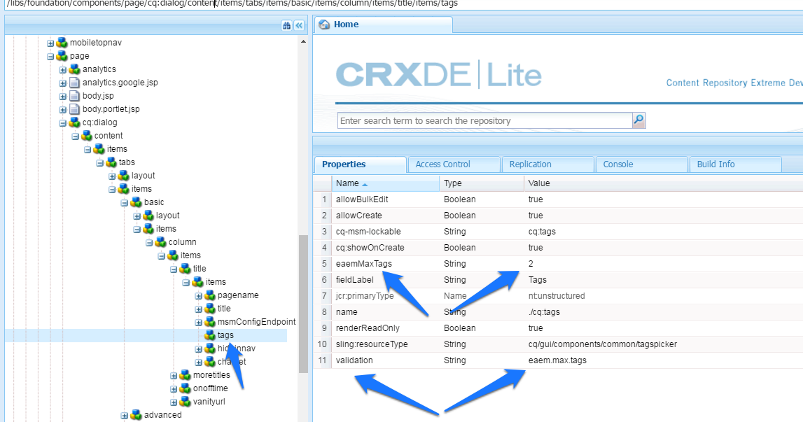 Experiencing Adobe Experience Manager Aem Cq Aem 62 Touch Ui Validator For Restricting