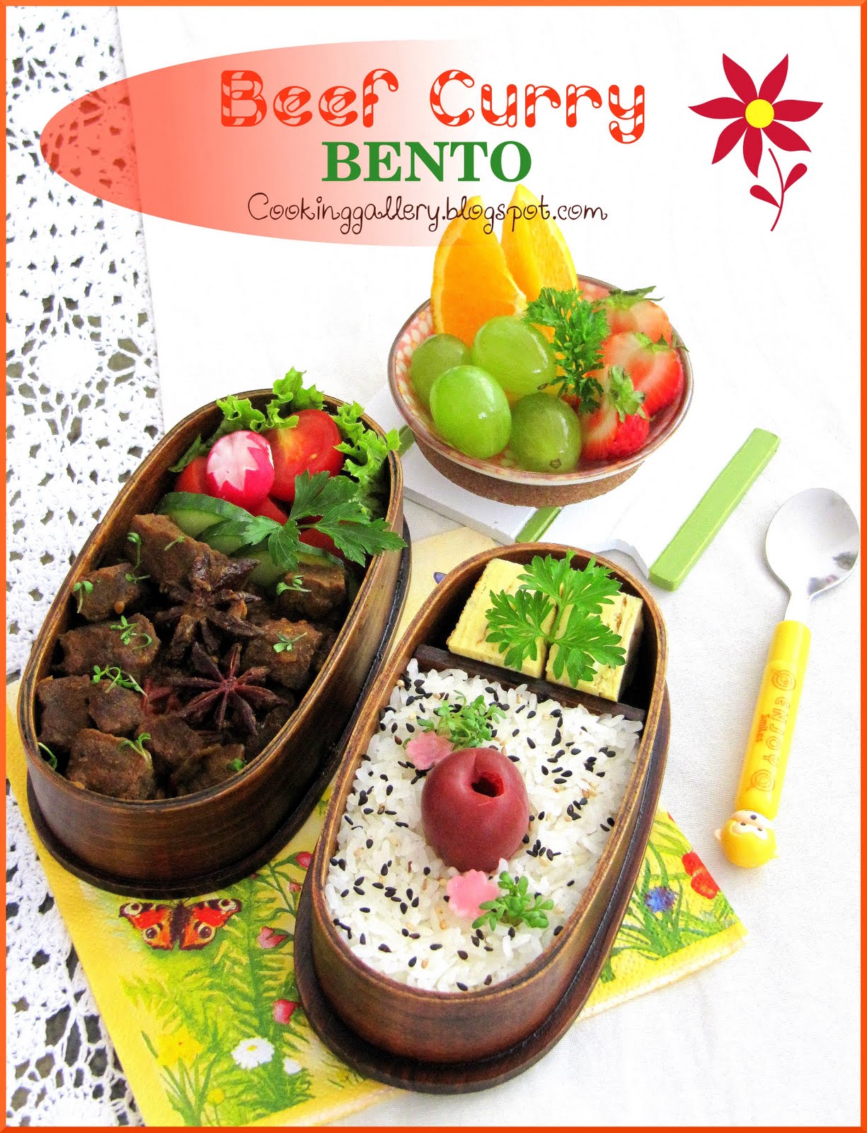 Beef Curry Bento | Cooking Gallery