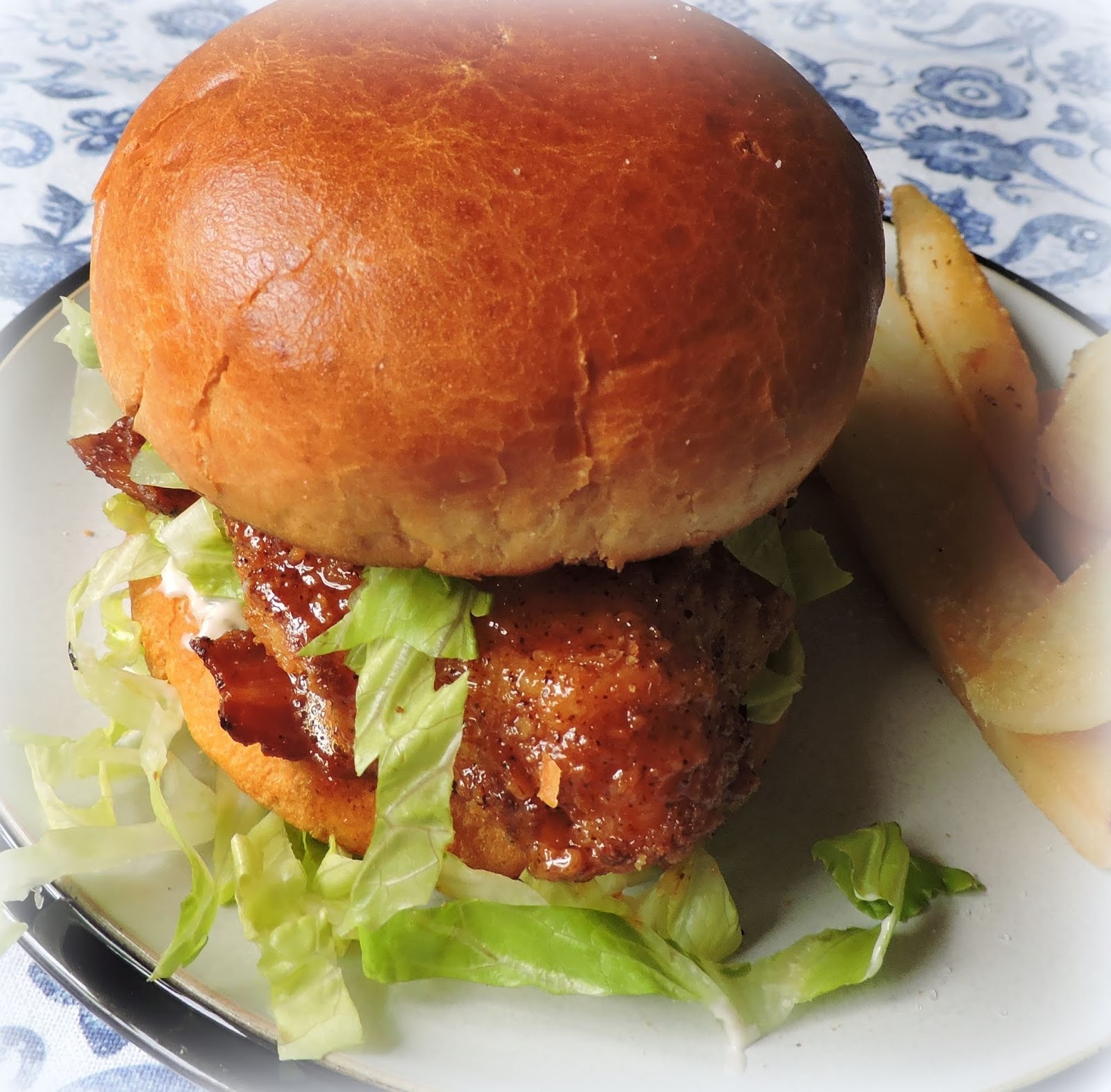Honey Hot Chicken Burgers | The English Kitchen