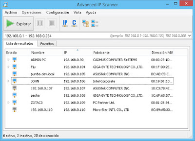 Tecnología Compartida : ¿Qué hace el Advanced IP Scanner?