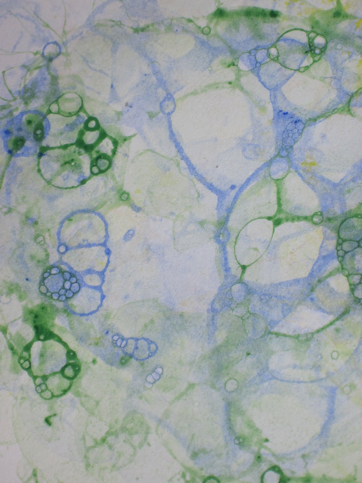 Art Camp: Bubble prints