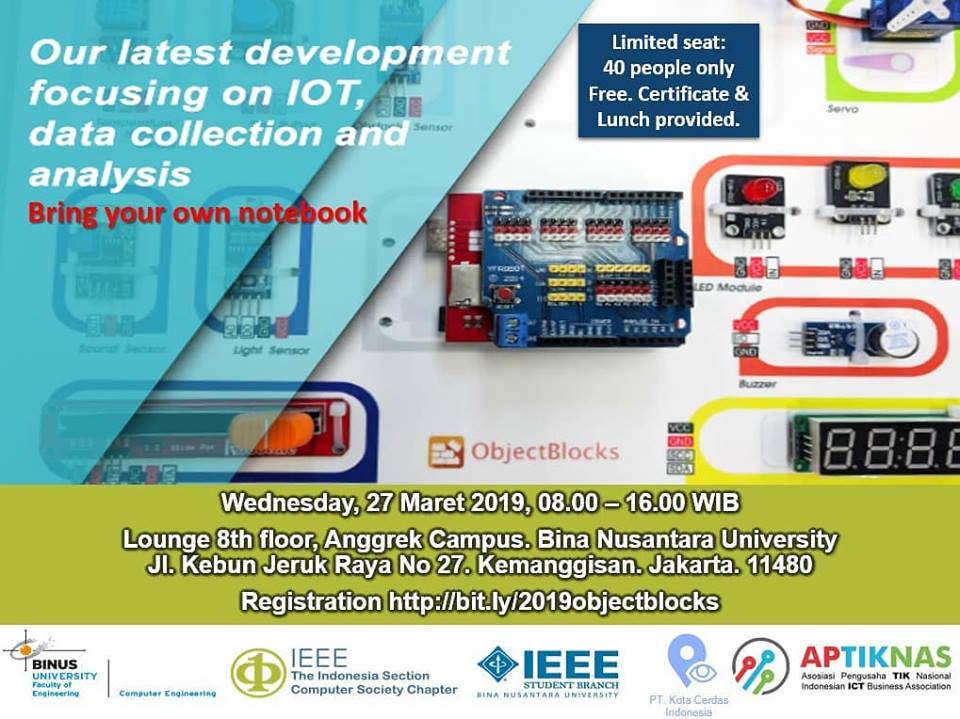 Workshop IoT Learning - IEEE Binus 27 Mar 2019