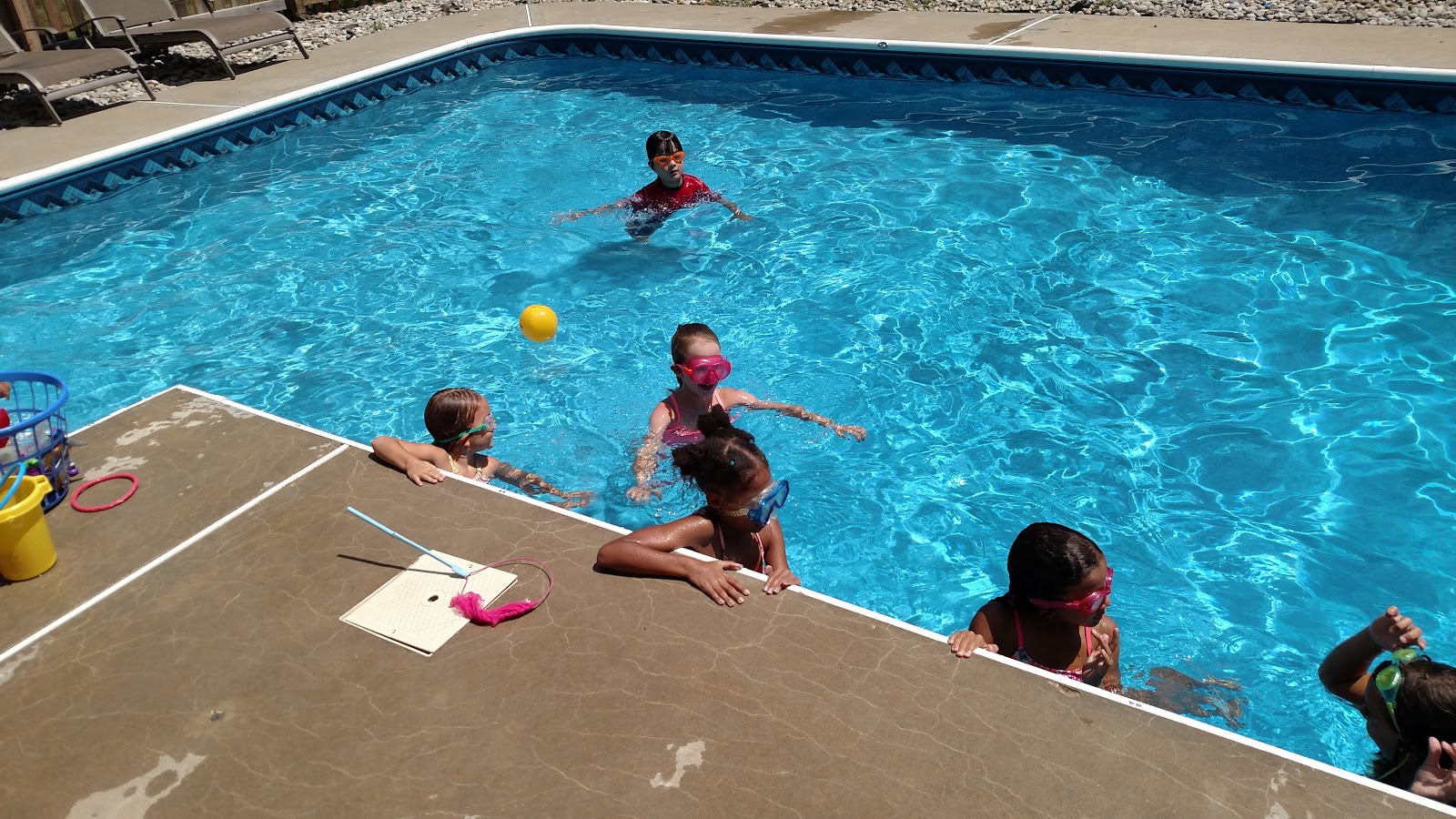 Benton Family: August 11th (Ruth's birthday/Summer Pool Play date!!)