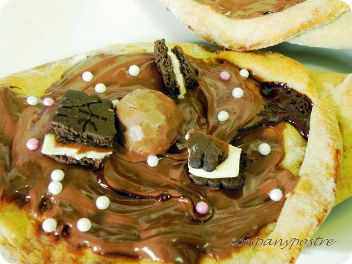 Con pan y postre: Raquetas mini con nutella