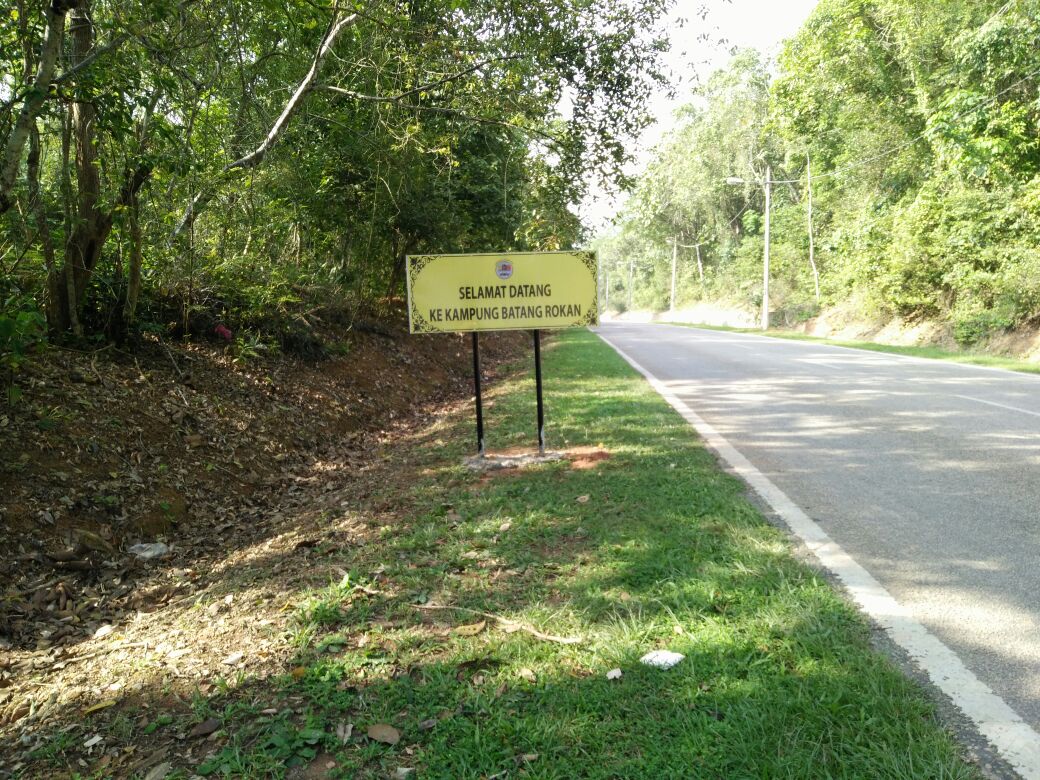 Kampung Batang Rokan: Papan Tanda Kampung
