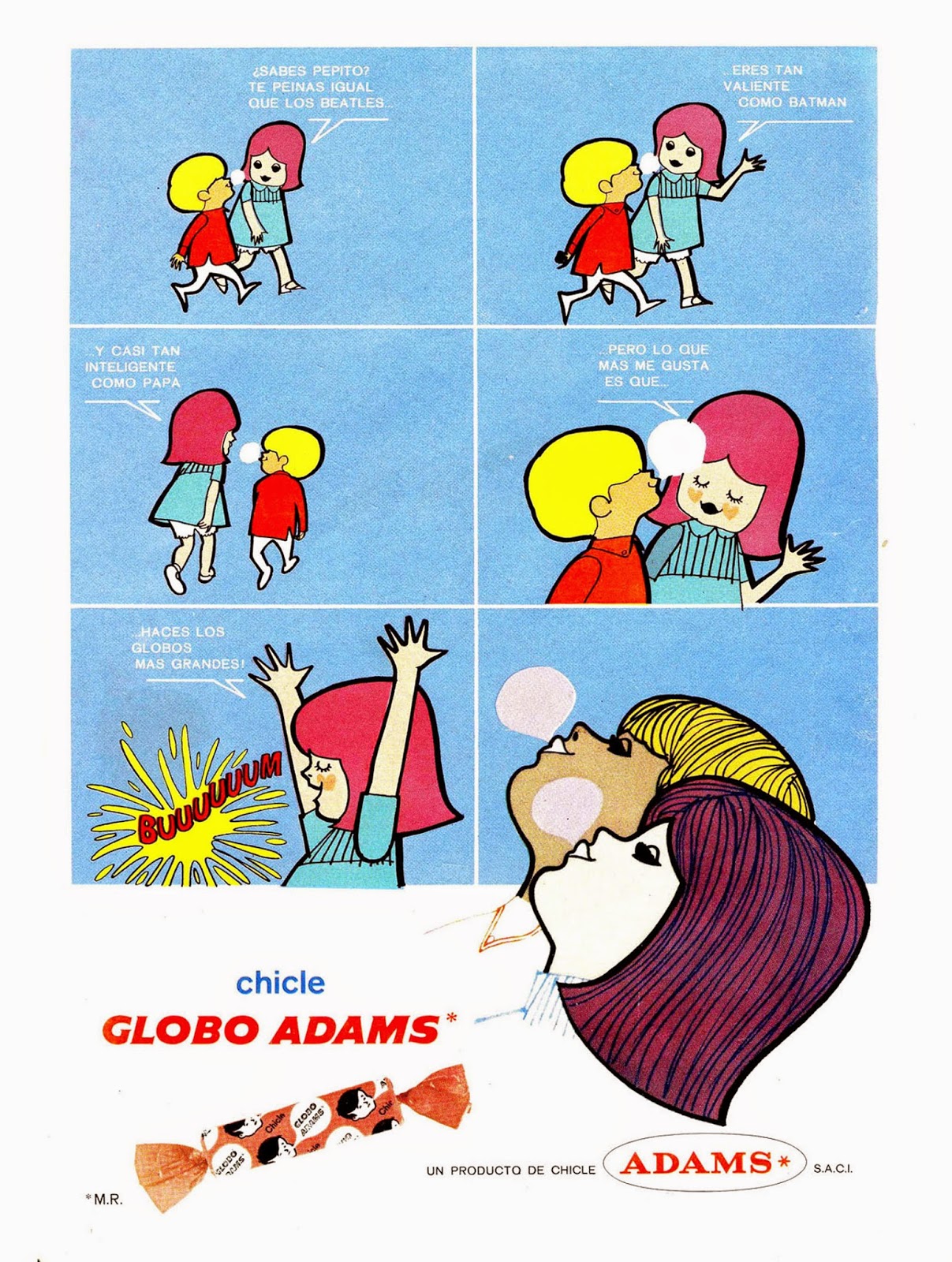 revista mampato comics y los 70s: Avisos de los 70s