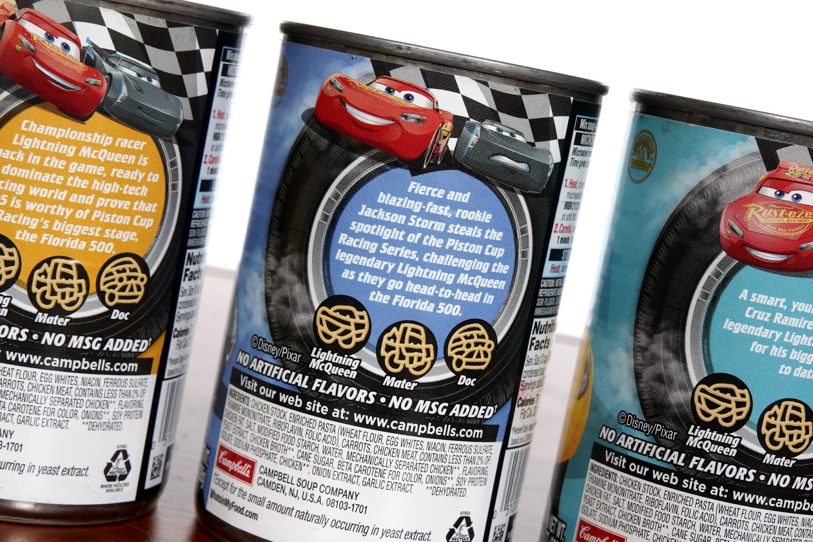 Dan the Pixar Fan: Cars 3: Pepperidge Farm Goldfish & Campbell's Soup