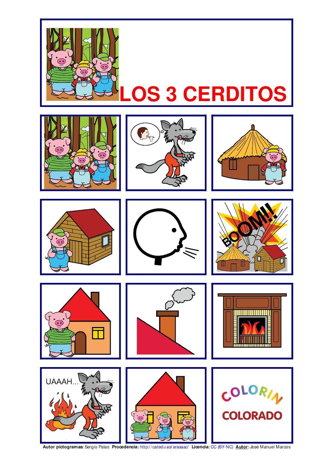 RECURSOS Y ACTIVIDADES PARA EDUCACIÓN INFANTIL: CUENTOS PICTOGRÁFICOS