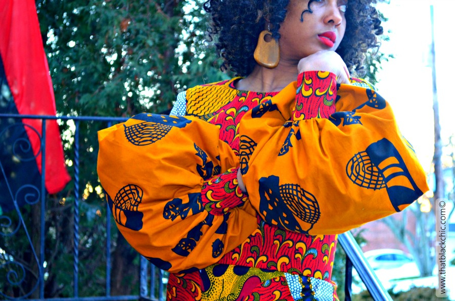 Sew What? African "POT LUCK" Dress, that's what! [Butterick B6088 ...