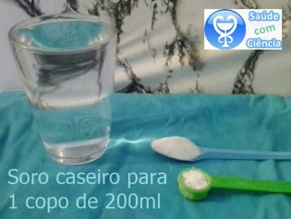 BLOG DO PARCEIRO: Soro caseiro: receita copo 200ml (e para 1 litro)