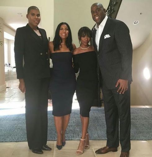 Meet Magic Johnson and his lovely family