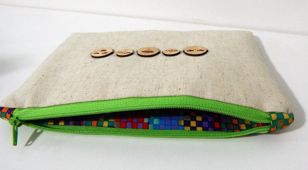 Mrs H - the blog: Mr Button Pouch