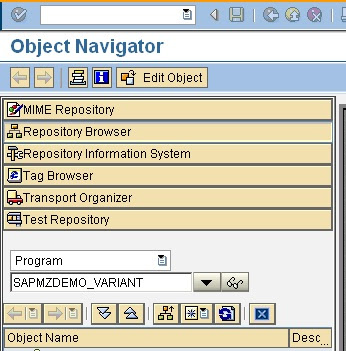 SAP ABAP Central: Creation of Selection Screen Variant in Module Pool ...