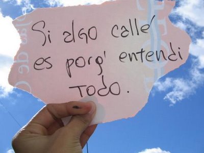 Asi Habla Mi Corazon: HABLAR Y CALLAR....EL ARTE DE CALLAR