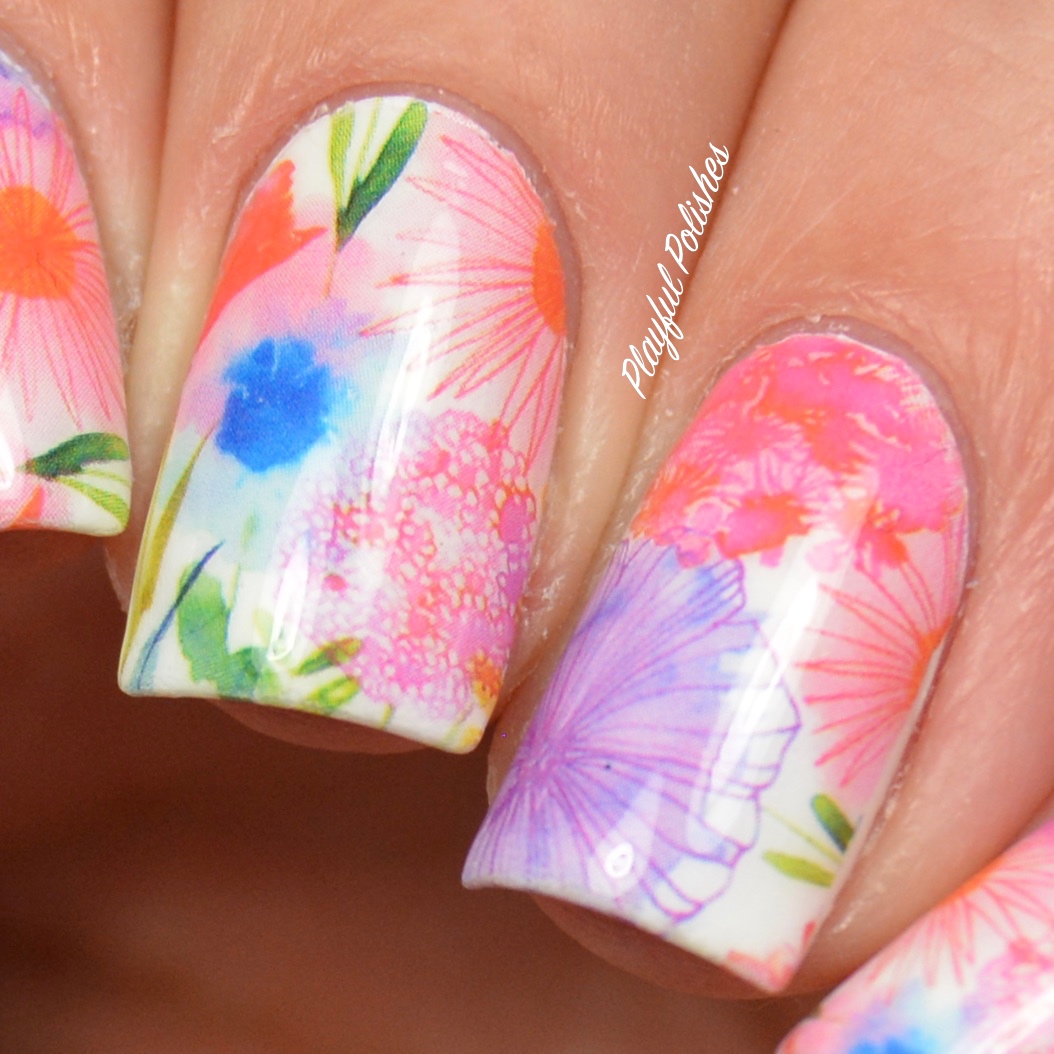 Playful Polishes: 3 NAIL ART DESIGNS USING WATER DECALS