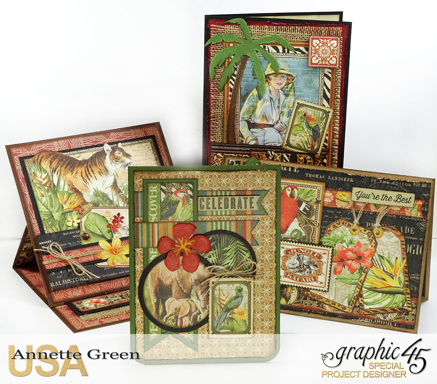 New Safari Adventure Card Tutorial is Up! Plus some Florida fun to share.