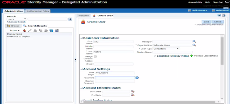 Oracle Cloud Application: Oracle Cloud Create User and assign Role