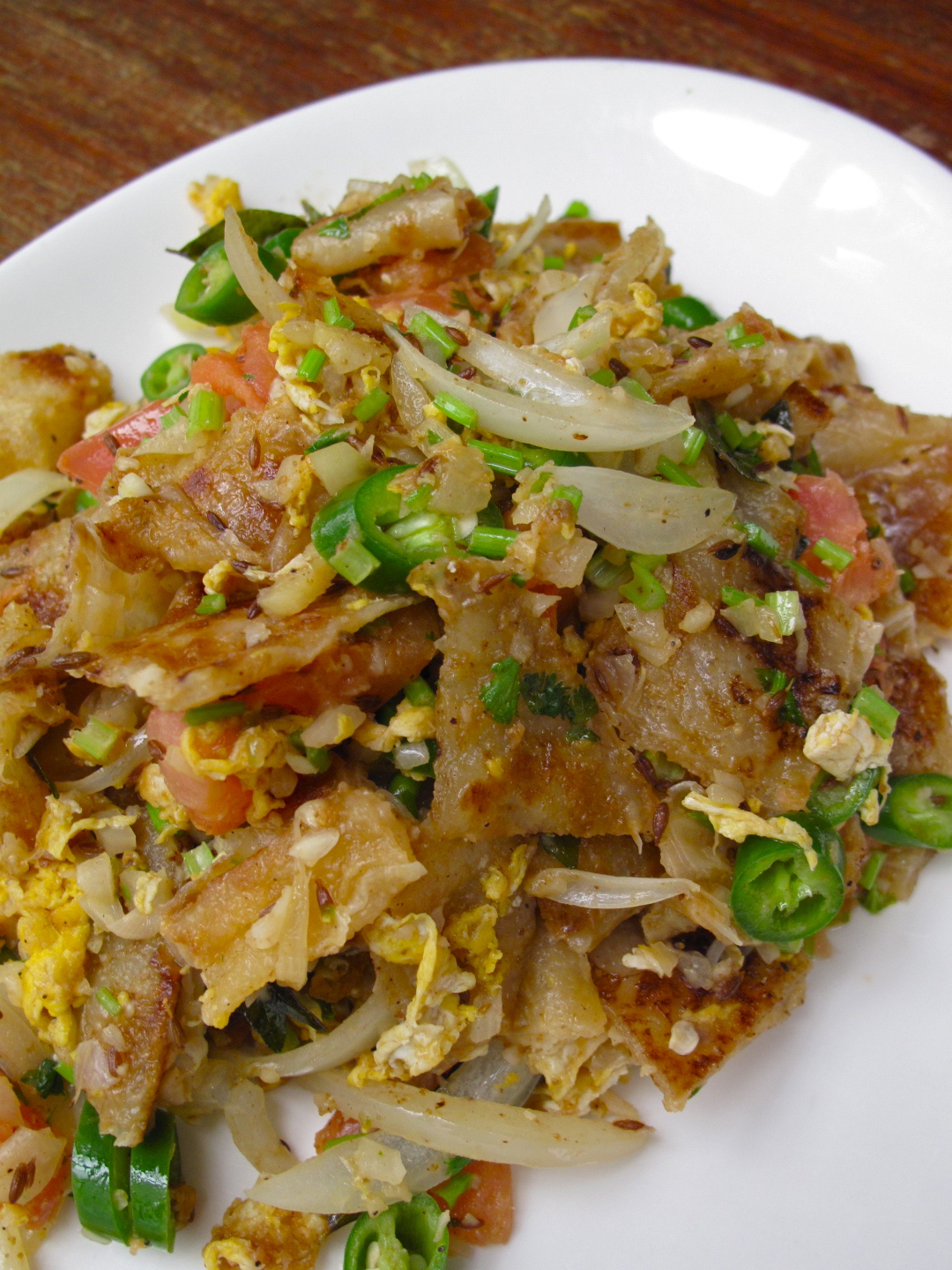 What is Singapore Food? Blog: Kothu Prata (Paratha, Parotta) Stir Fried ...