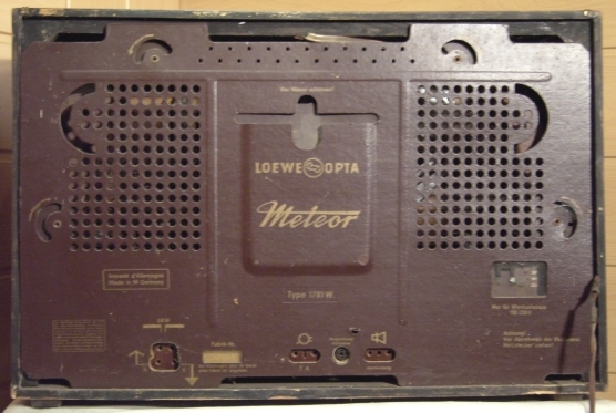 Nobbys Dampfradio-Sammlung: LOEWE-OPTA Meteor Type 1781W