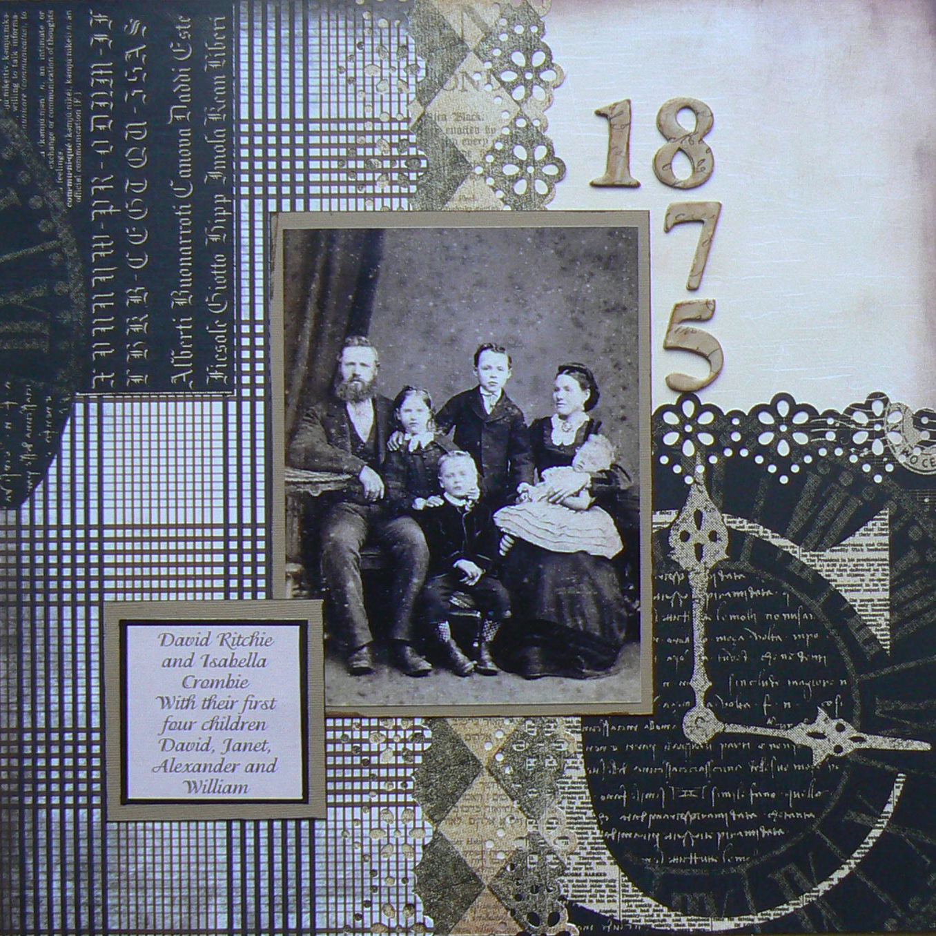 Glimpsing the past: The Ritchie Family circa 1875