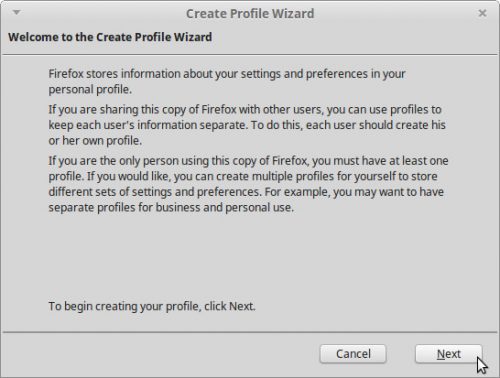 GNU/Linux, Internet, WordPress, Programas : Crear perfiles en Firefox