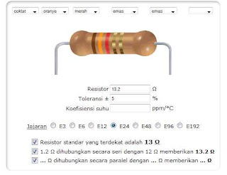 Membaca Nilai Resistor Dengan Mudah