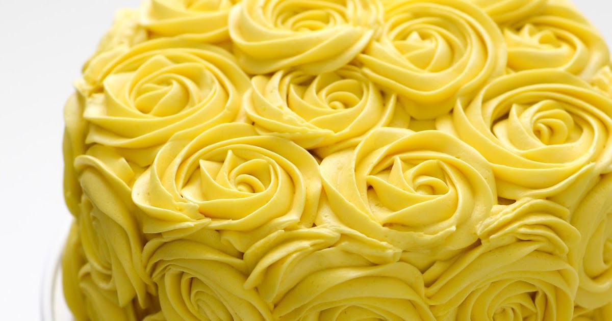 i heart baking!: yellow roses birthday cake