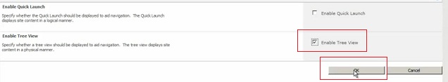 SharePoint 2010 - Enable Treeview Navigation | Configure Tree View Menu ...