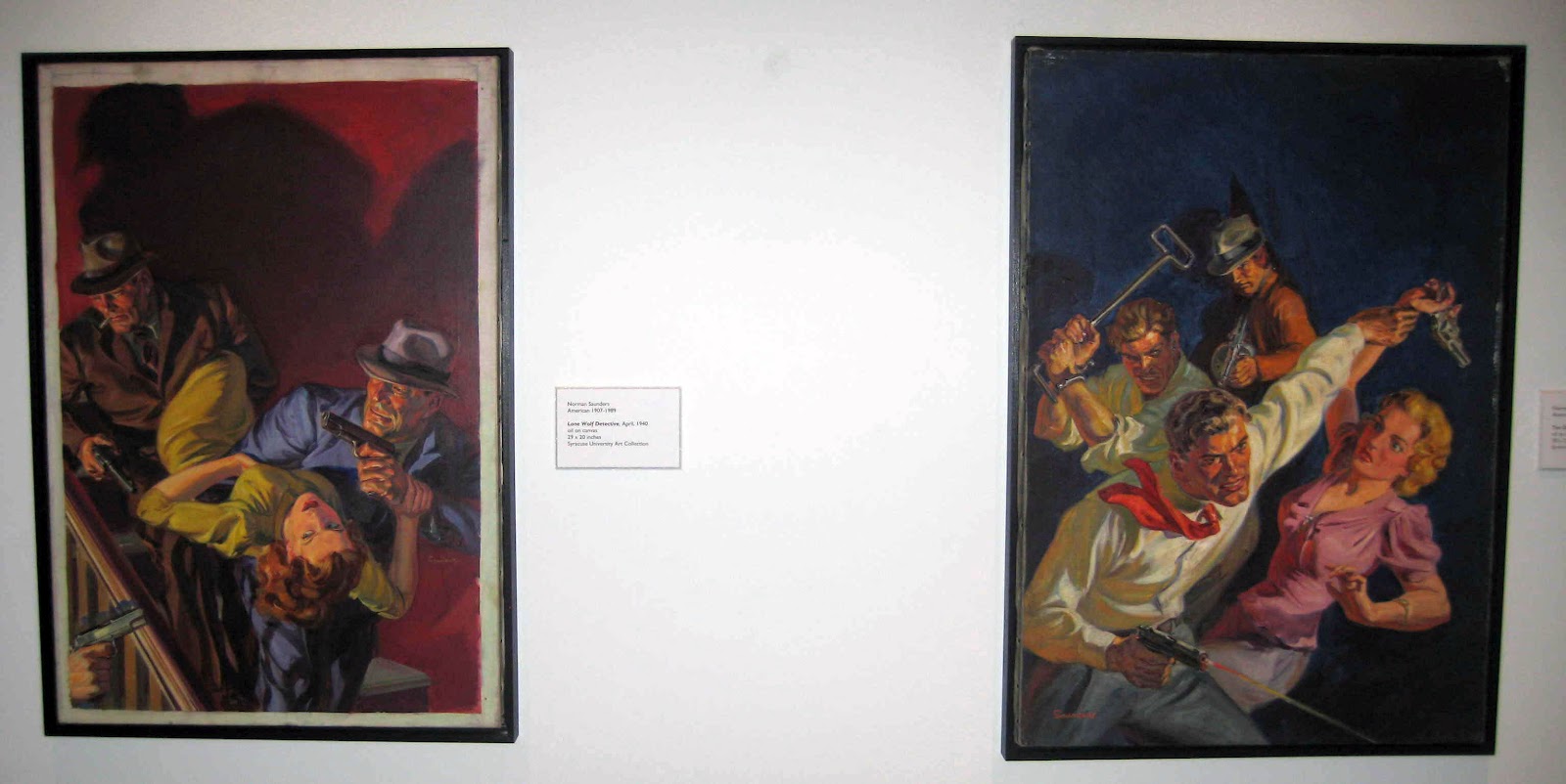 Timely-Atlas-Comics: Pulp Art Exhibition at Syracuse University NYC ...