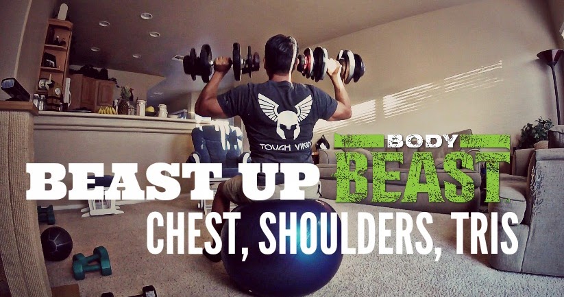 BEAST UP: Body Beast Chest Shoulders and Tris | Arnel Banawa