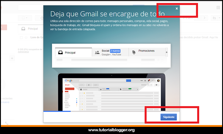 Pasos para crear una cuenta de correo gmail